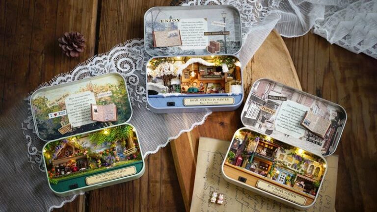 Box Theater Series DIY Miniature Dollhouse - CraftDIYKit