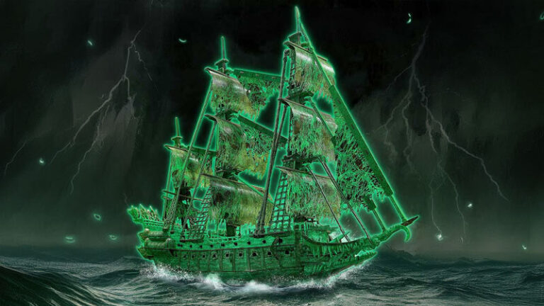 Flying Dutchman Ship 3D Paper Puzzle - CraftDIYKit