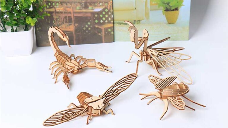 Insect Animal 3D Wooden Puzzle - CraftDIYKit