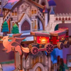Magic Castle Music Box 3D Wooden Puzzle - CraftDIYKit