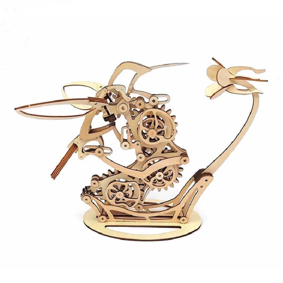 Mechanical Hummingbird Model 3D Wooden Puzzle - CraftDIYKit