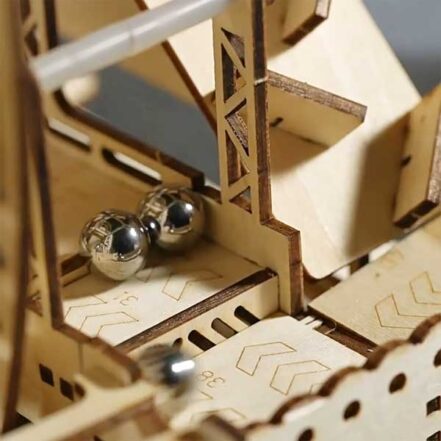 Click-Clack Parade Marble Run 3D Wooden Puzzle - CraftDIYKit