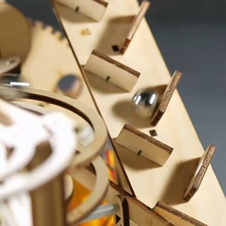 Click-Clack Parade Marble Run 3D Wooden Puzzle - CraftDIYKit